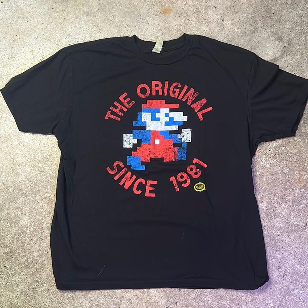 Super Mario Original Since 1981 Rock Me Graphic T Shi… - Gem